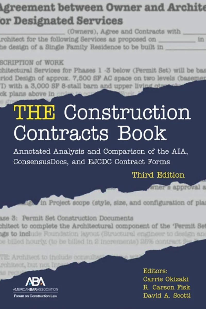 THE Construction Contracts Book: Annotated Analysis and Comparison of ...